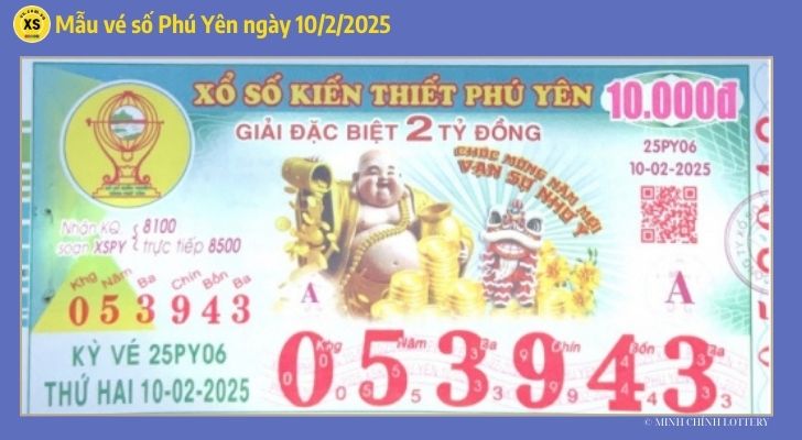 Tham khảo XSPY 10/2 : Thống kê và phân tích xổ số Phú Yên ngày 10/2/2025
