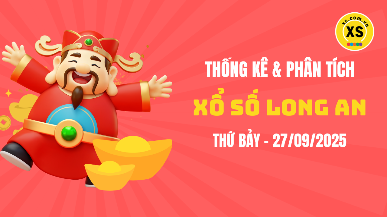Xổ số Long An - Kết quả XS Long An hôm nay - Sổ KQ XSLA